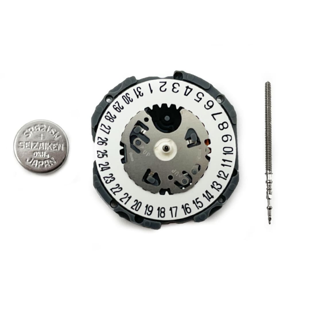 Hattori VJ12 Seiko Quartz Watch Movement Replacement Date at 6 O'clock ...