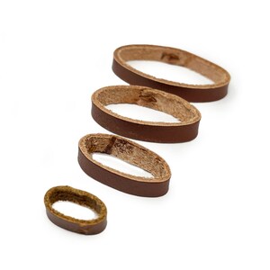 Leather Watch Strap Keeper Loop Retaining Ring Hoop Black Brown Watch ...