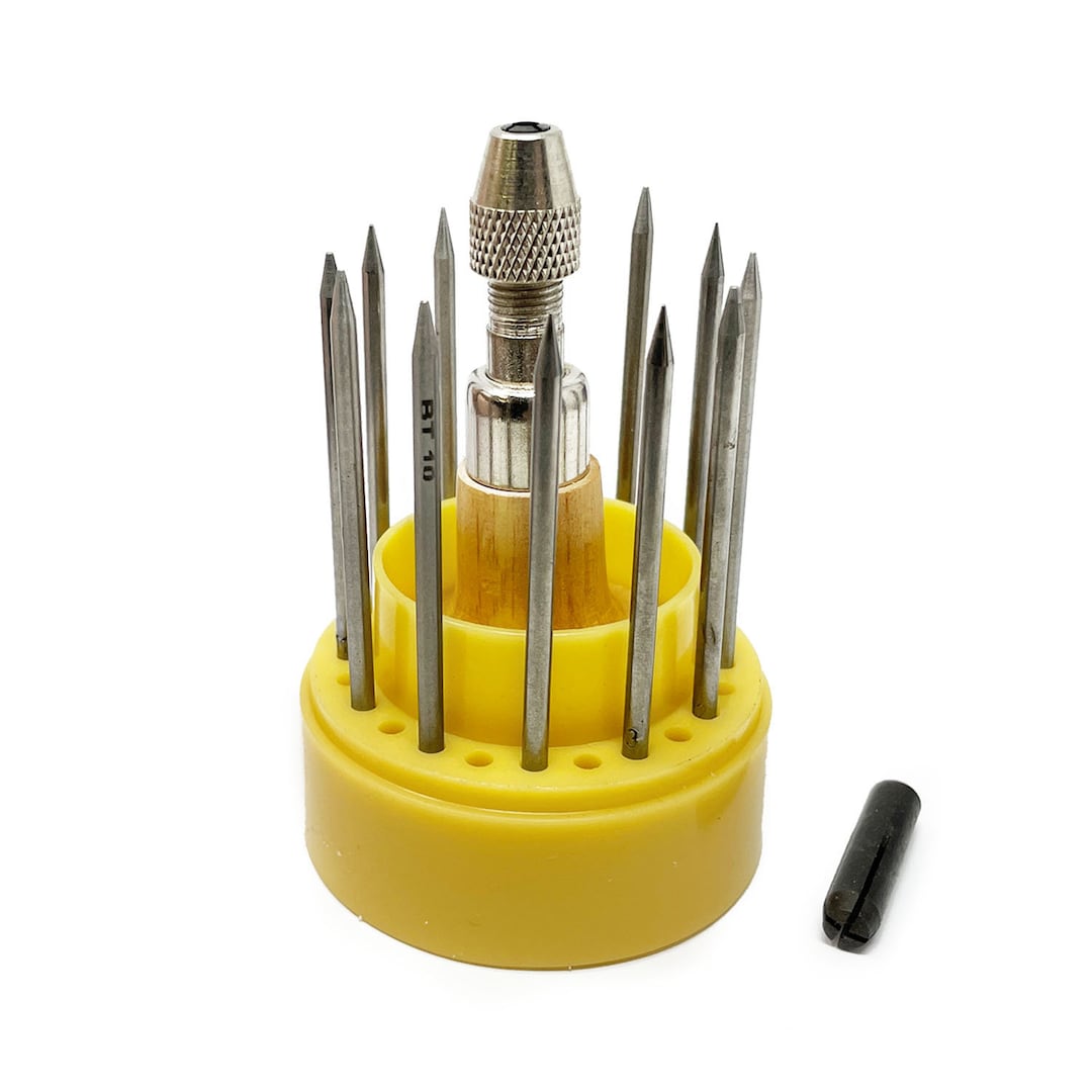 Grainer Beading Stone Setting Bead Patterning Tool Jeweller's Set of 12 ...