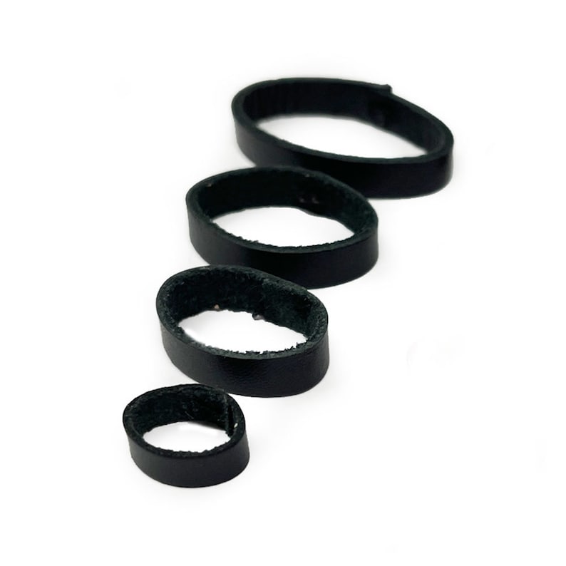 Leather Watch Strap Keeper Loop Retaining Ring Hoop Black - Etsy