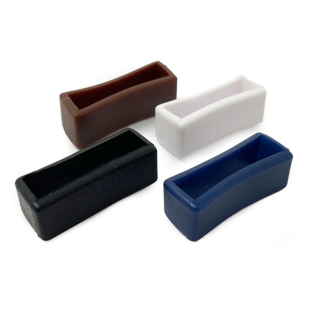 Rubber Watch Strap Keeper Band Holder Ring Loop PVC Black Brown White ...