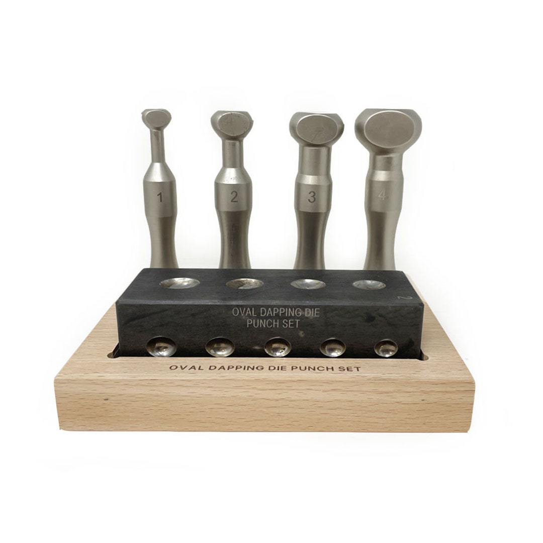 Oval Dapping Block Die Punch Set Forming Shaping Doming Metal Forming ...