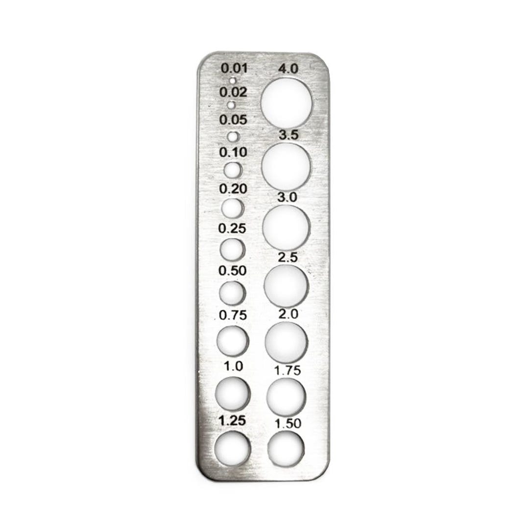 Diamond & Stone Size Gauge for Measuring Diamonds Pearl Precious Stone ...
