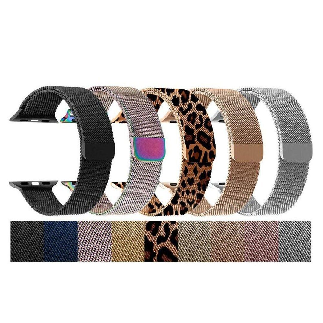 Magnetic Mesh Milanese Watch Strap Metal Wristwatch Band Loop ...