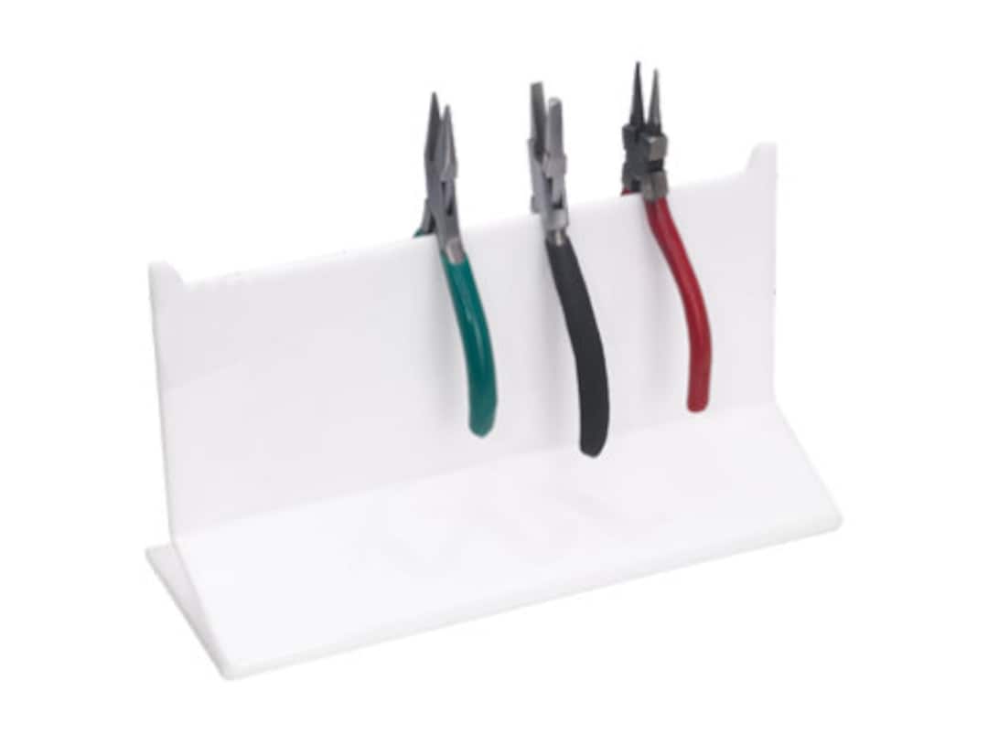 Plastic Plier Tool Rack Storage Organisation Stand for Workbench Holds ...