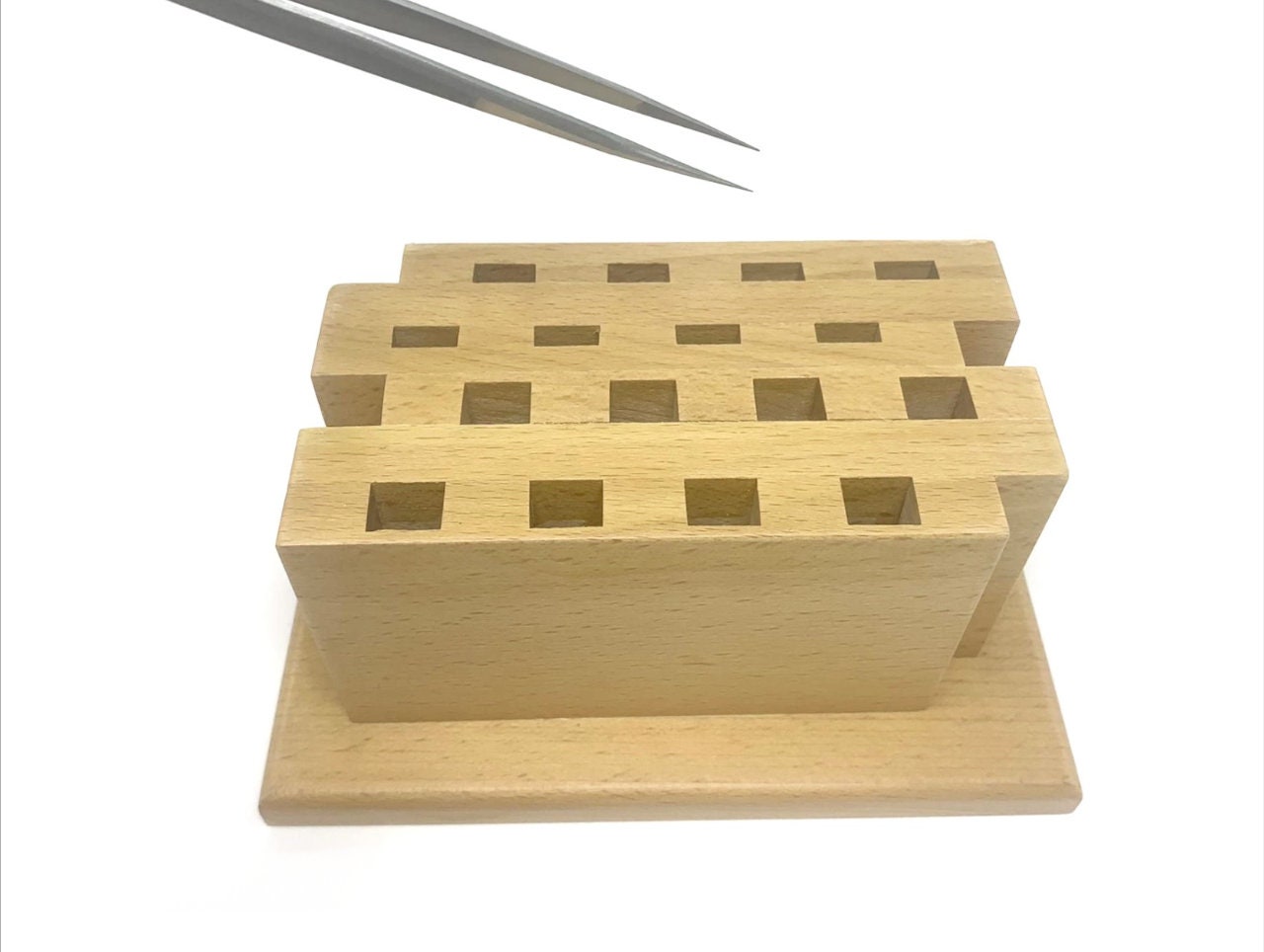 Wooden Tweezer Tool Rack Store Files Tweezers Carvers Scribers - Etsy