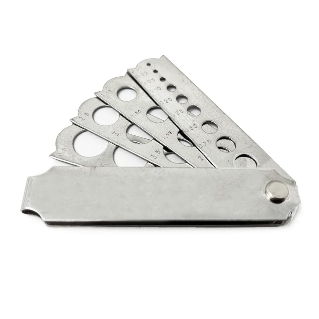 Diamond & Stone Folding Fan Gauge 4 Arms for Measuring Diamonds Pearl ...