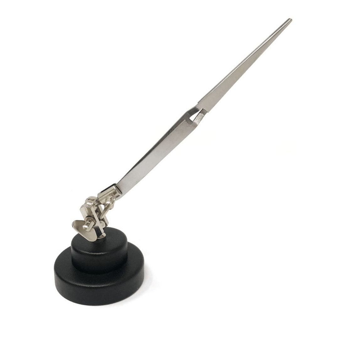 Third Hand Base Round With Tweezers Cross Lock Straight Jewellery ...