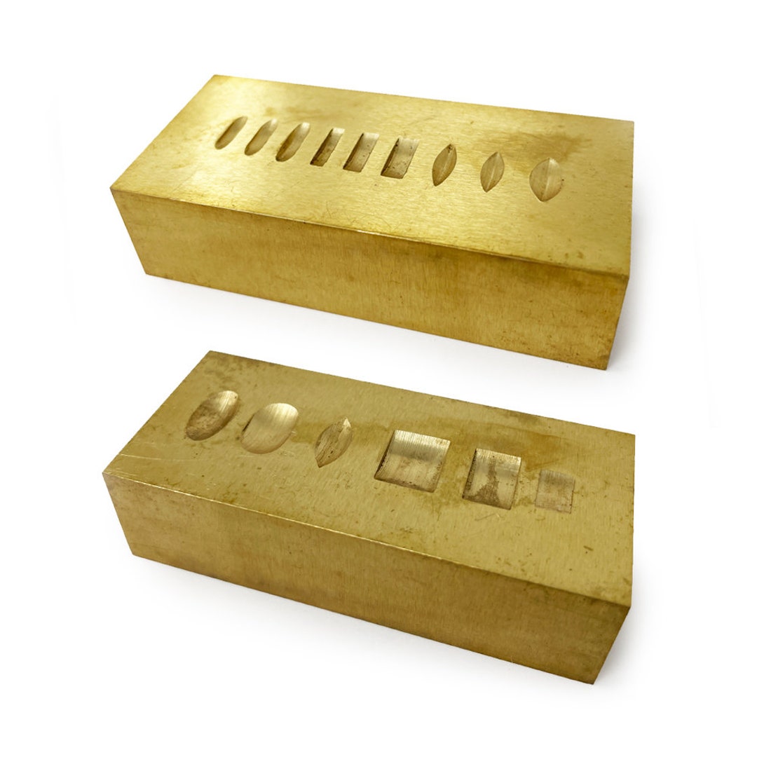 Ring Punch Brass Block Stamping Anvils for Rings Bands Jewellery ...