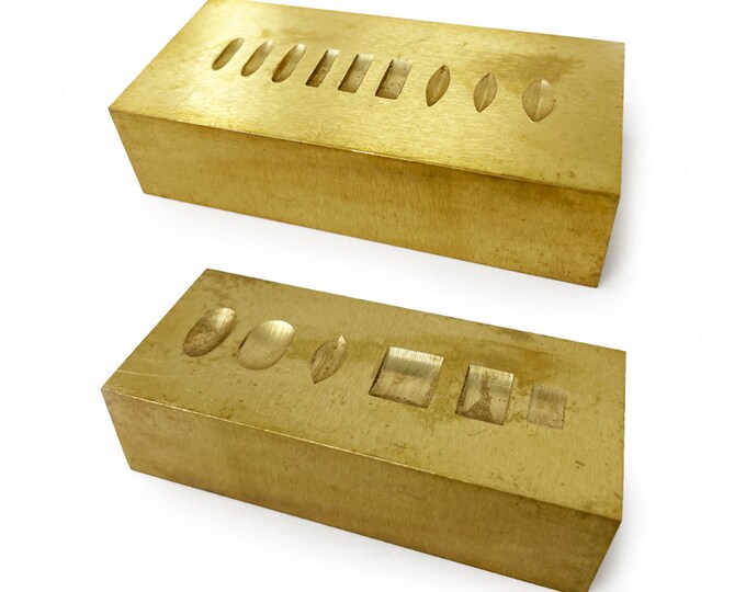 Ring Punch Brass Block Stamping Anvils for Rings Bands Jewellery ...