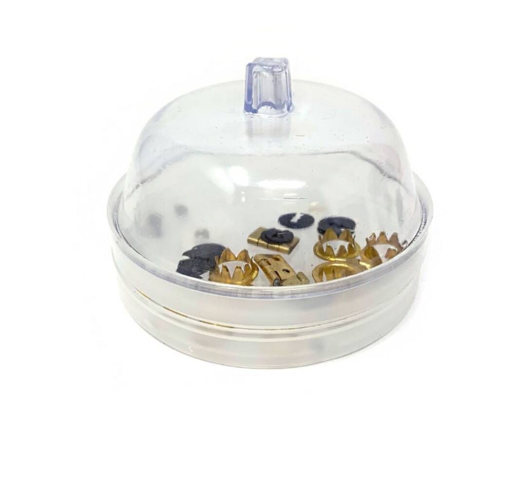 Watch Parts Container 2 Divider Trays Compartments & Dust Cover ...