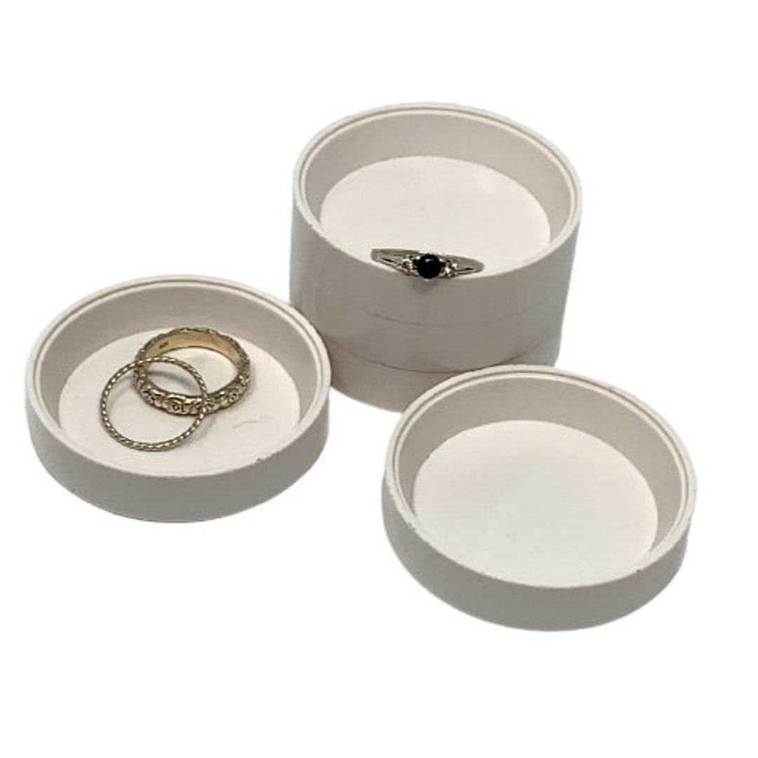 Small Round Tray Stackable Storage Boxes Jewellery Box Store Watch ...