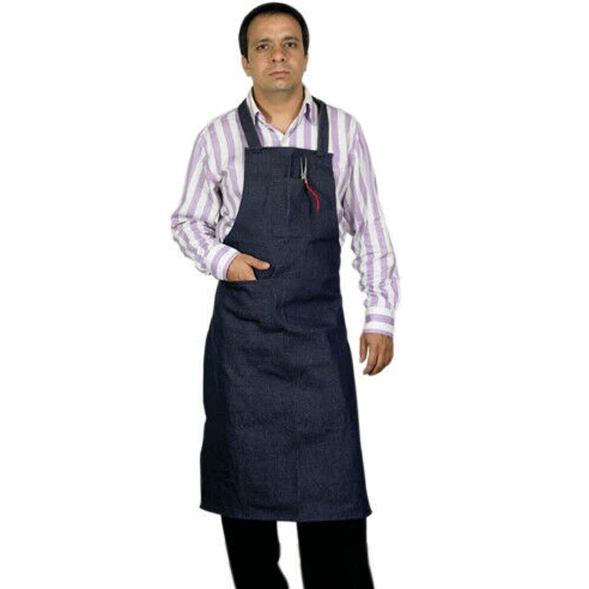 Denim Work Apron with Pockets Watchmaking Jeweller Jewellery | Etsy