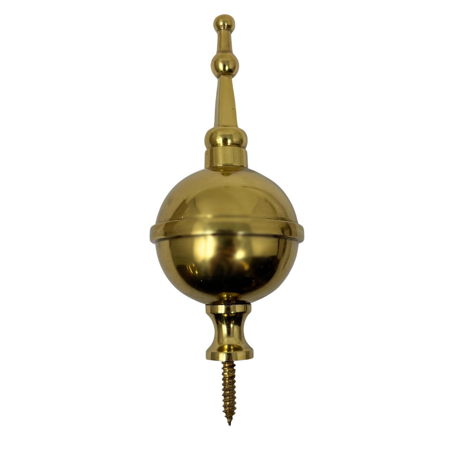 Brass Clock Finial Ball Tower Spire Design Grandfather Longcase Clocks ...