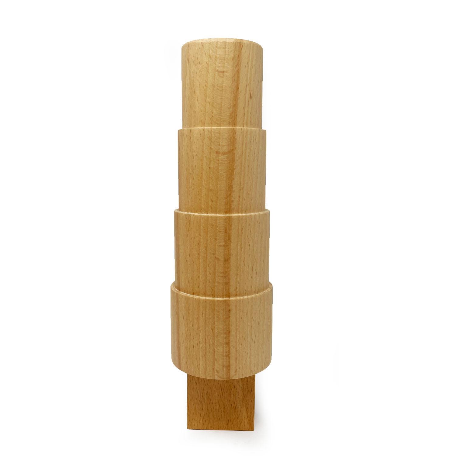 Round Wooden Bangle Mandrel Stepped 50mm - 70mm With Tang, Jewellery ...