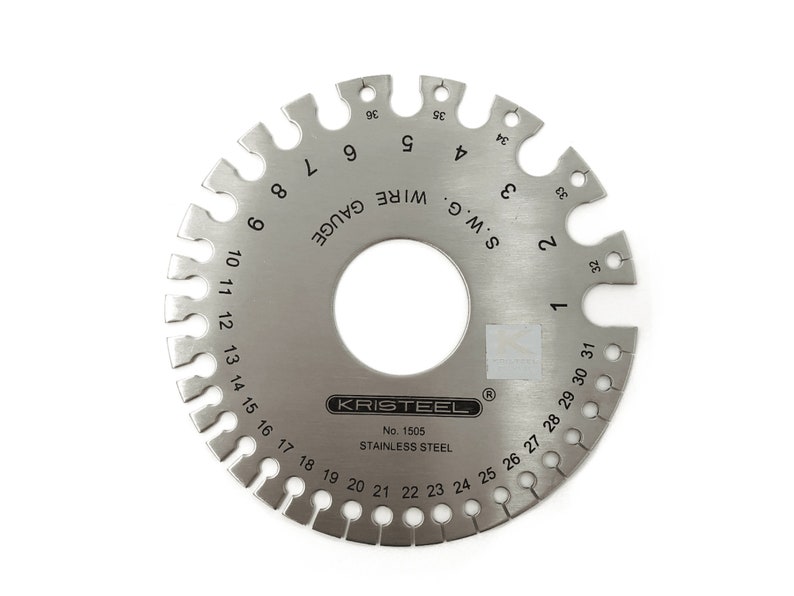 Standard Wire Diameter Gauge SWG Stainless Steel Measuring Tool ...