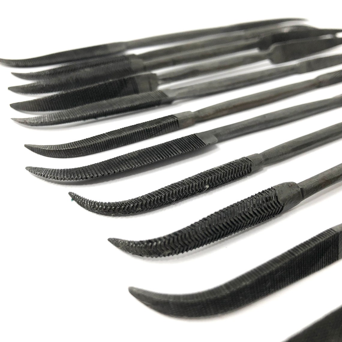 Riffler Files Curved Jeweller's File Double Ended Wax - Etsy