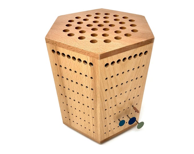 Revolving Burr Stand Wooden Burr Holder Storage Organisation Rack for ...