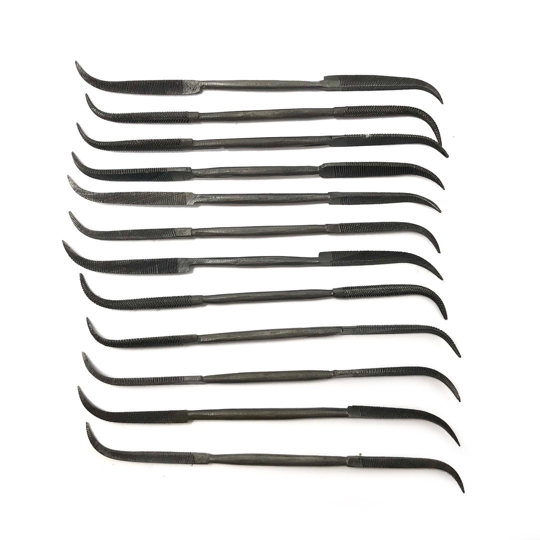 Riffler Files Curved Jeweller's File Double Ended Wax Carving Fil Set ...