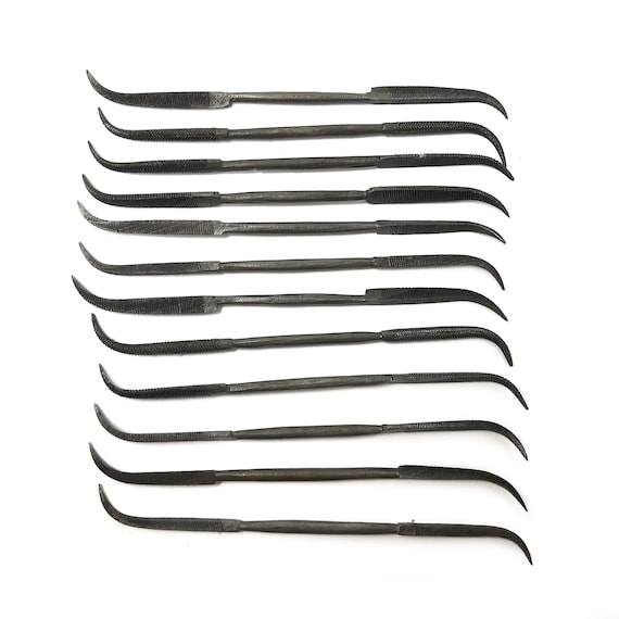 Riffler Files Curved Jeweller's File Double Ended Wax - Etsy