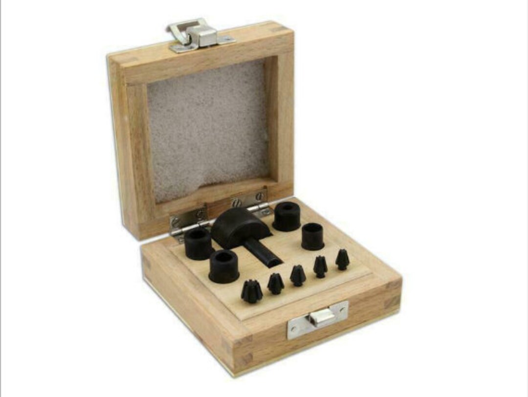 Stone Bezel Setting Claw Making Tool Set Set of 10 in Wooden Box ...