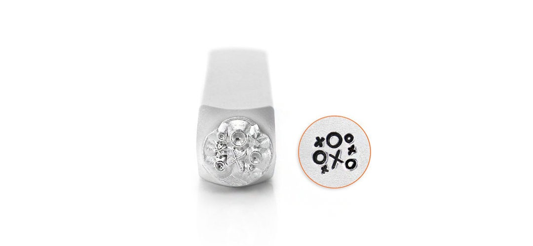 Impress Art XO Design Stamp 6mm Texture Design Stamp 6mm Stamps Metal ...