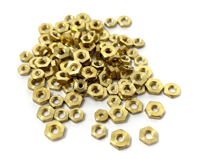 Brass Clock Washers, Square Hole 100 Washer Mix Clockmaker Movement ...
