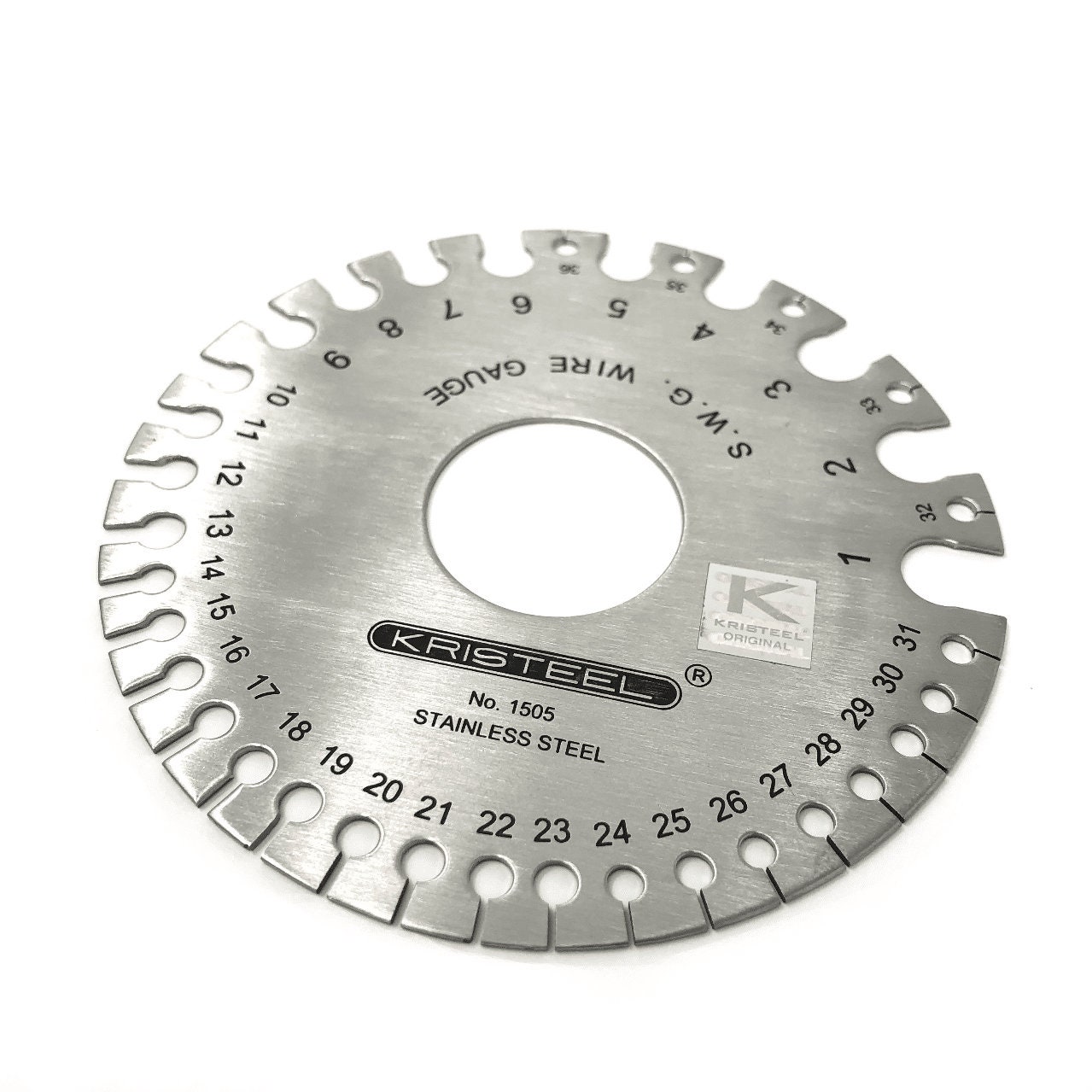 Standard Wire Diameter Gauge SWG Stainless Steel Measuring Tool ...
