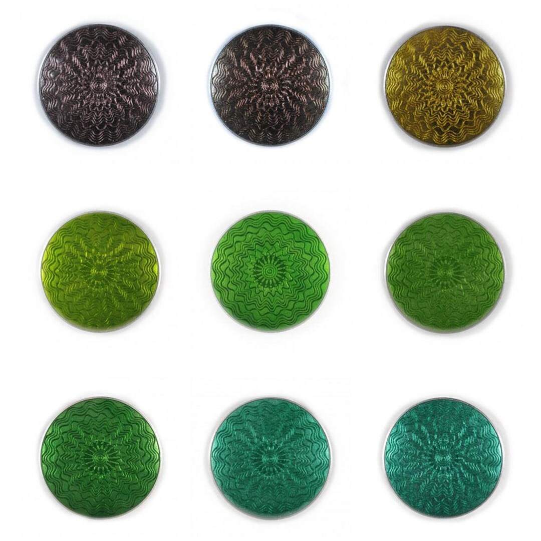 Transparent Enamel Powders Red Orange Yellow Green for Gold Silver ...