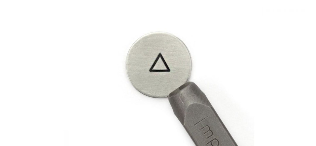 Impress Art Triangle 6mm Metal Stamp Punch Metal Stamping Tool ...