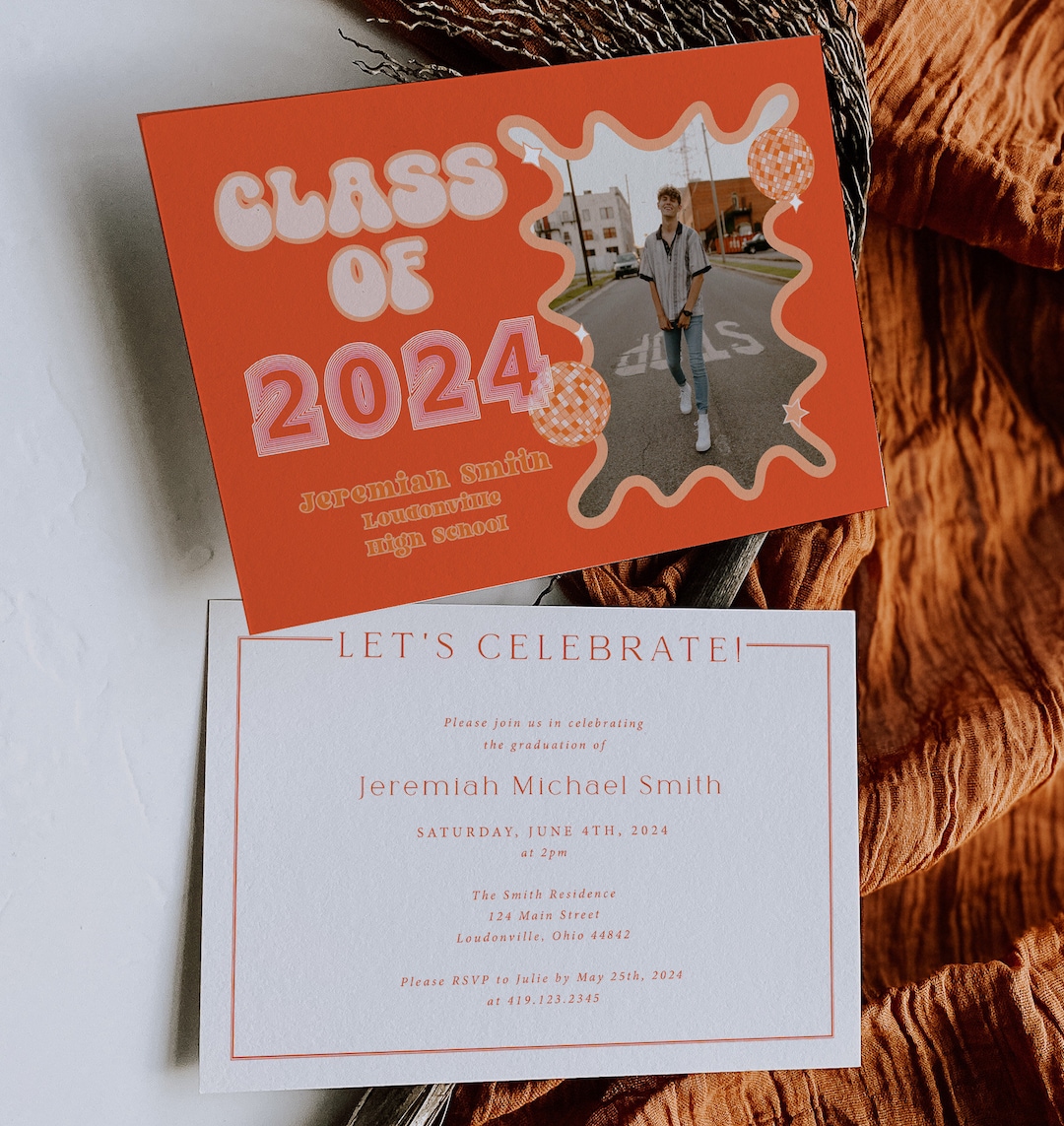 Graduation Announcement, Graduation Invitation, Photo Graduation ...