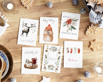 Christmas Card Set | Etsy