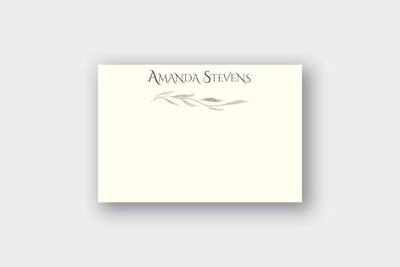 Personalized Note Cards With Envelopes | Etsy