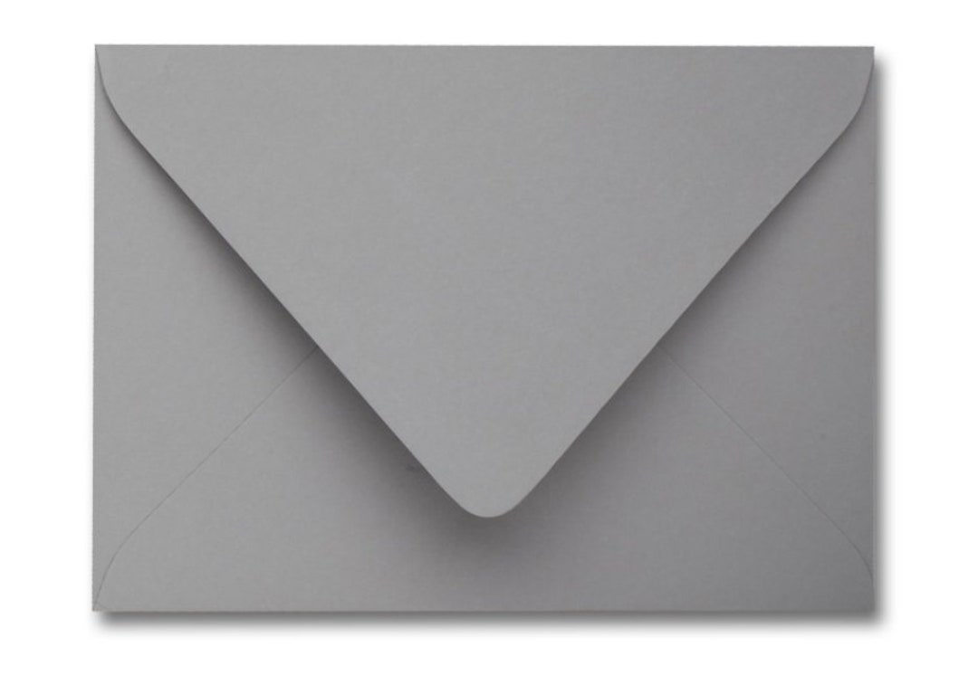Gray Envelopes, Size A7 or A6, Pack of 25 - Etsy