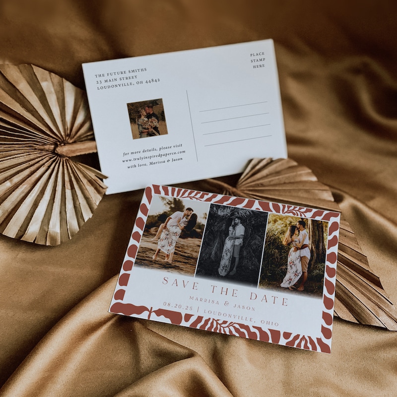 Save the Date Postcard - Etsy