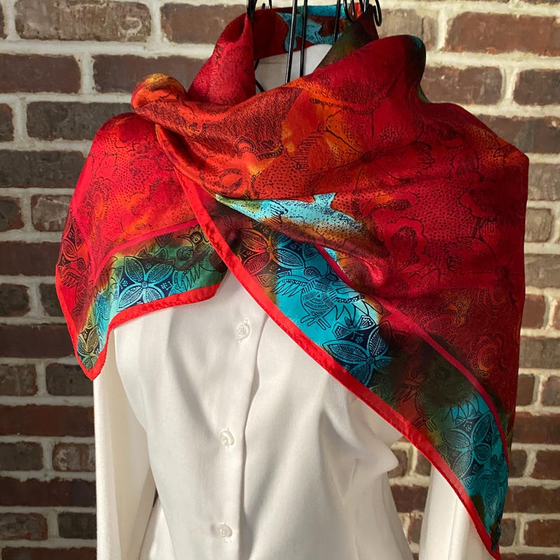 Fire Scarf - Etsy