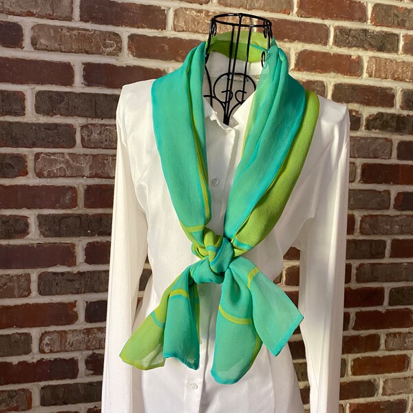 Chartreuse Scarf - Etsy