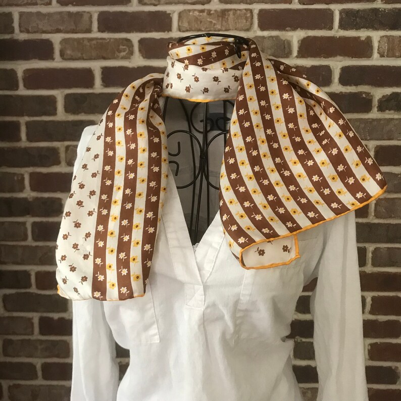 Vintage Silk Scarf, 60s Style Scarf Fashion by Mode Maker Ben Goodman ...