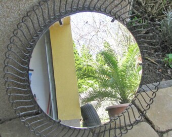 Wrought iron mirror | Etsy