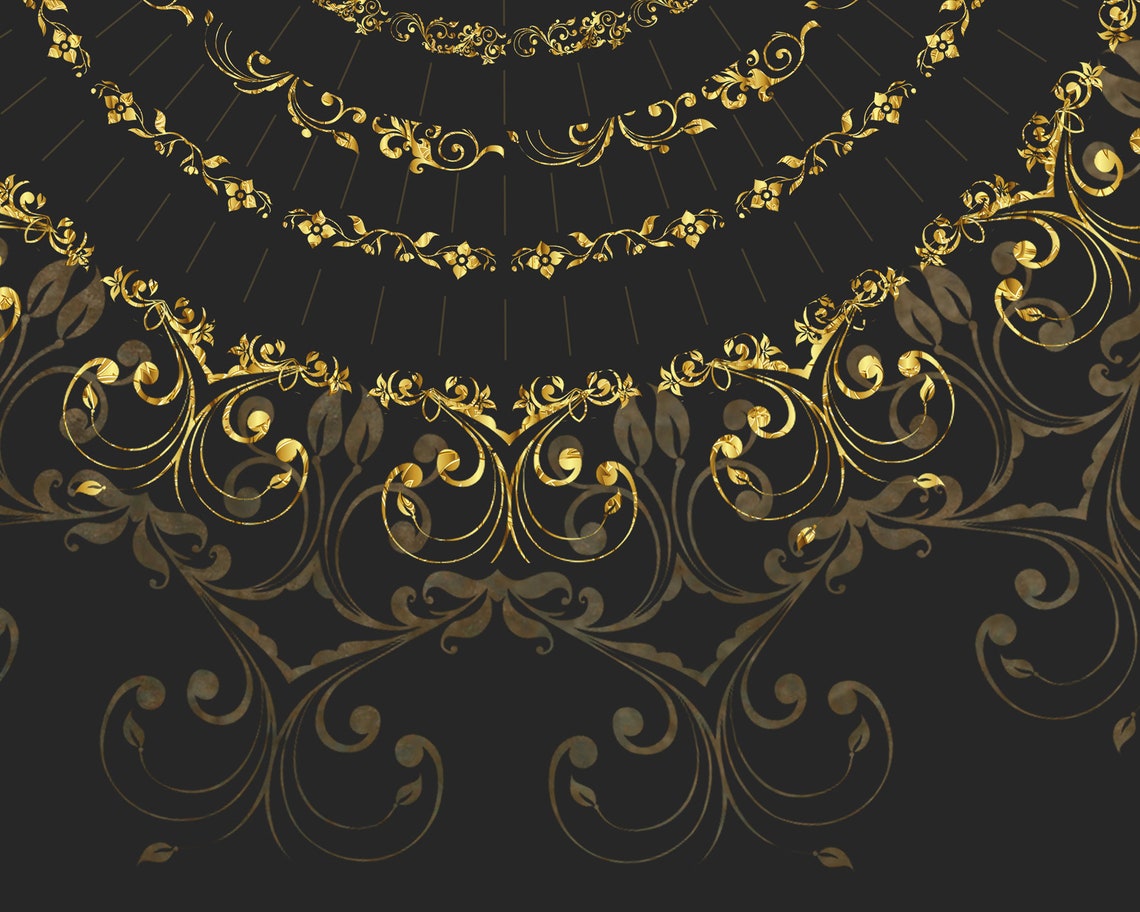 Family Tree Chart Royal Gold 8 Generations Ornament Ancestry | Etsy