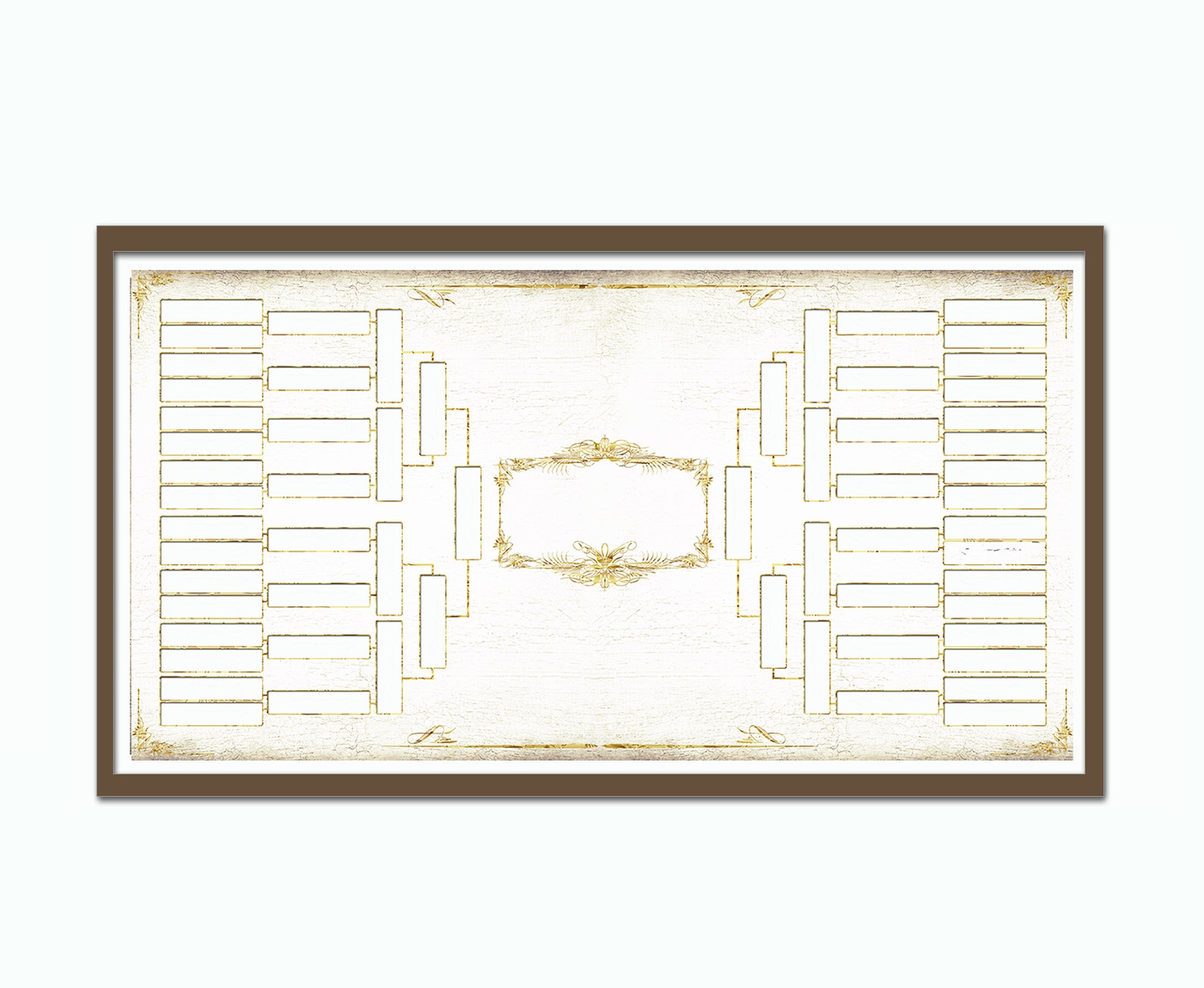 Large Family Tree Chart Editable 6 Generations Royal Gold JPG - Etsy