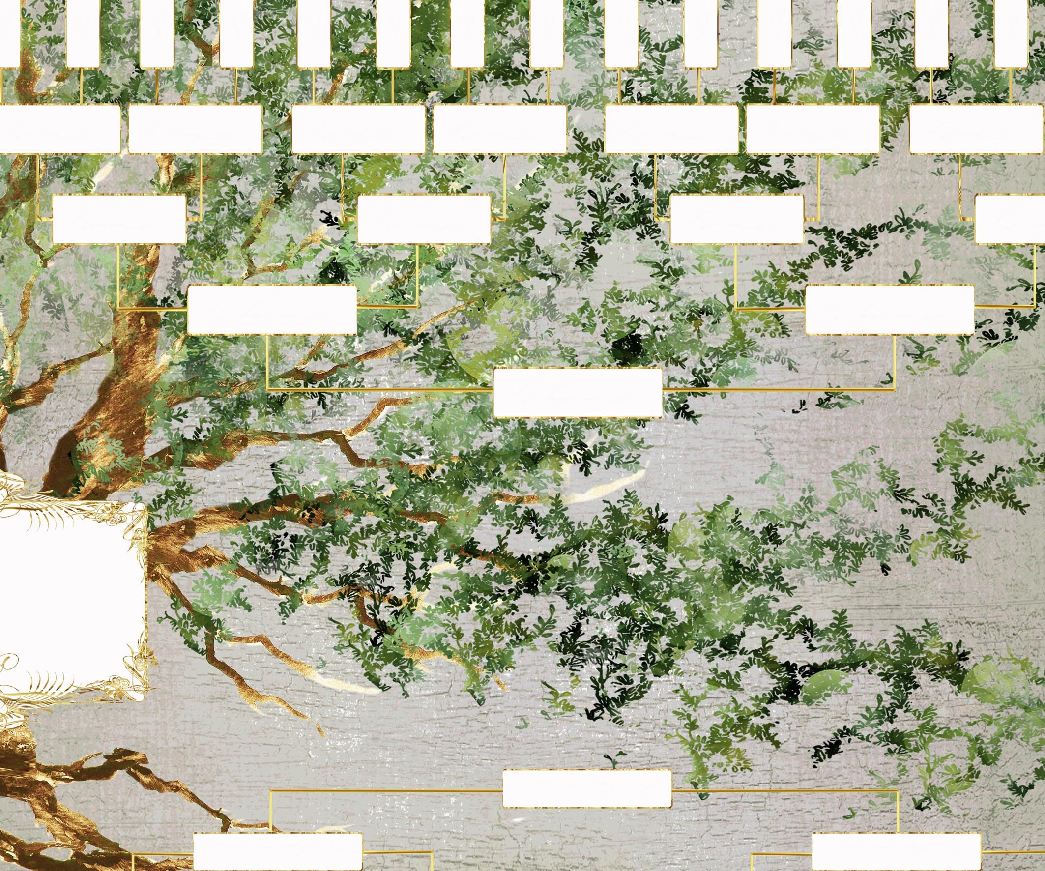 Completely Custom Family Tree Christmas Gift With Cousins and - Etsy