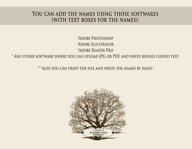 9 Generation Family Tree Template - Etsy