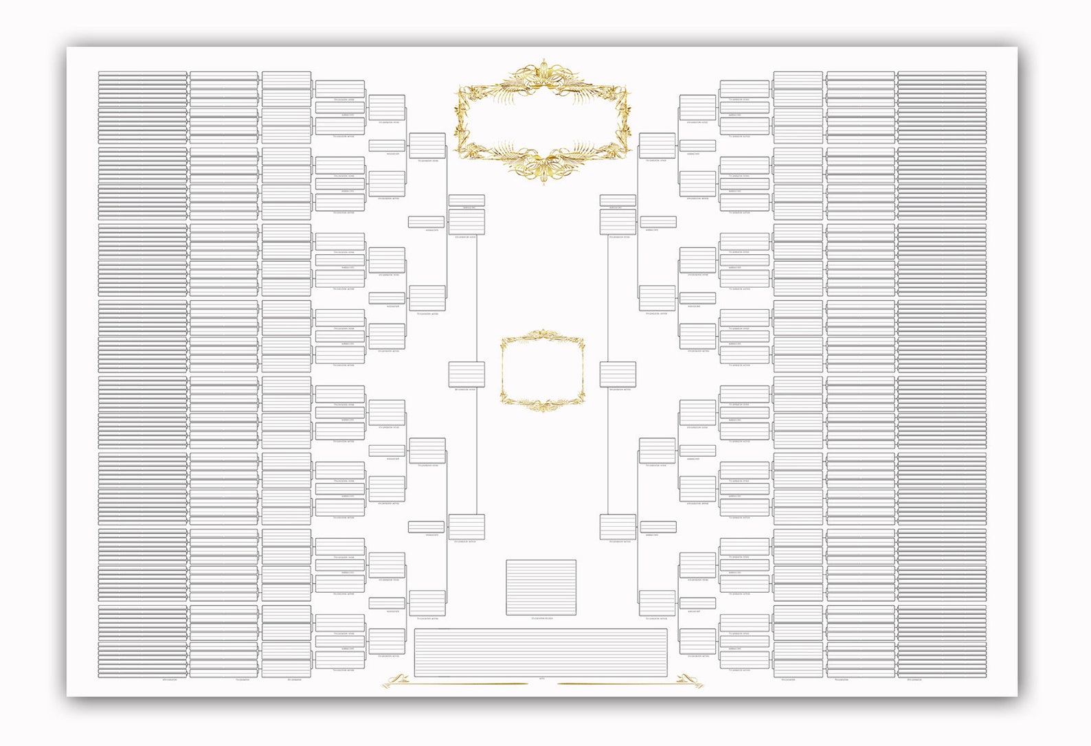 10 Generations Family Tree Printable Instant Download. Royal - Etsy Canada
