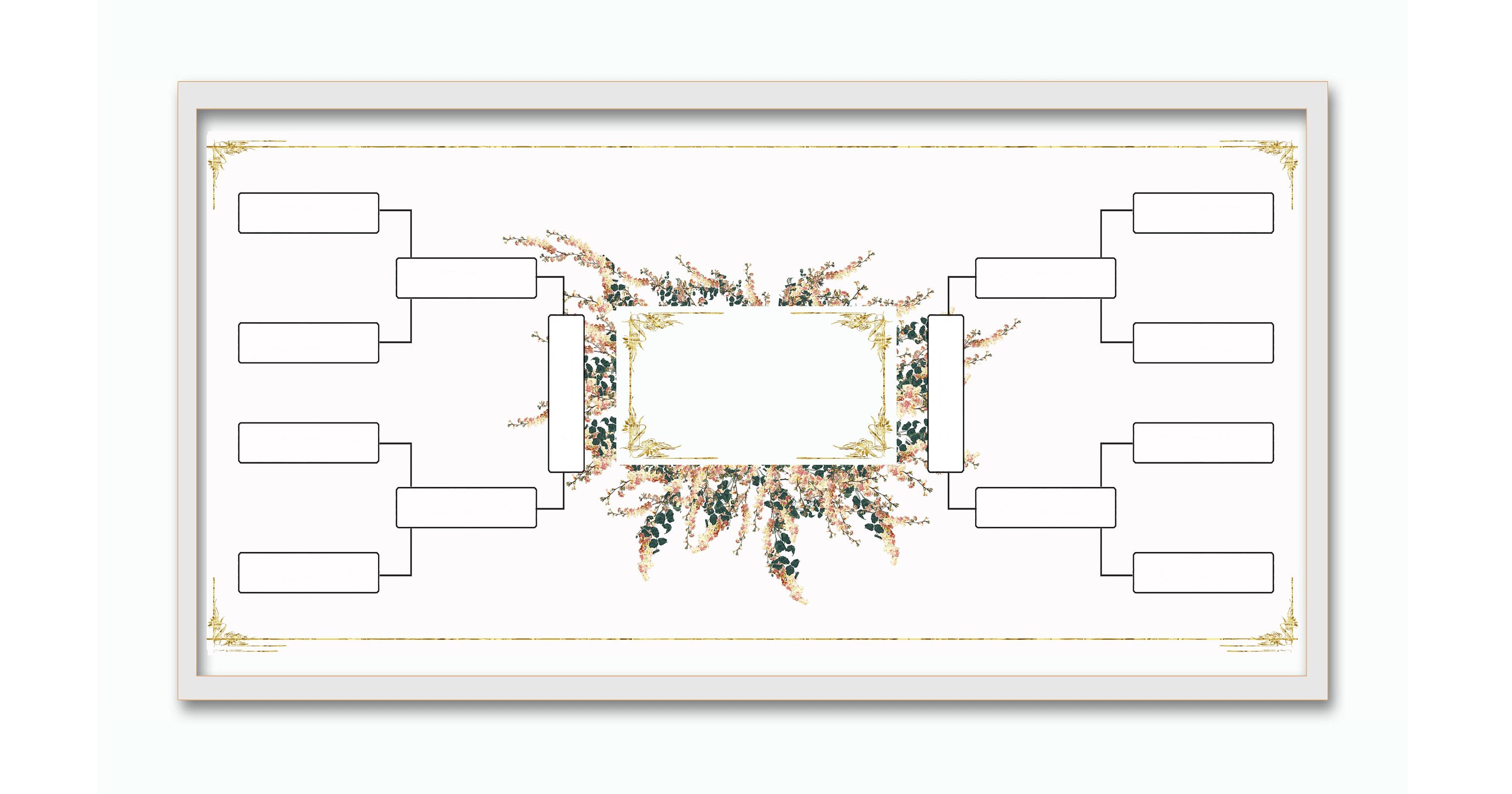 Large Family Tree Chart Editable 6 Generations Royal Gold JPG - Etsy