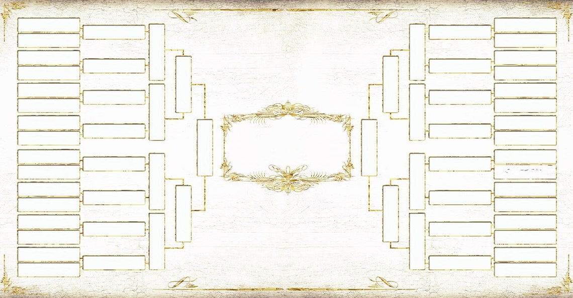 Large Family Tree Chart Editable 6 Generations Royal Gold JPG | Etsy