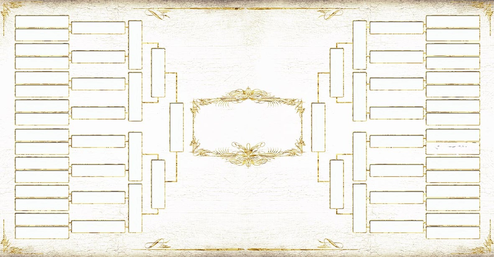 Large Family Tree Chart Editable 6 Generations Royal Gold JPG | Etsy