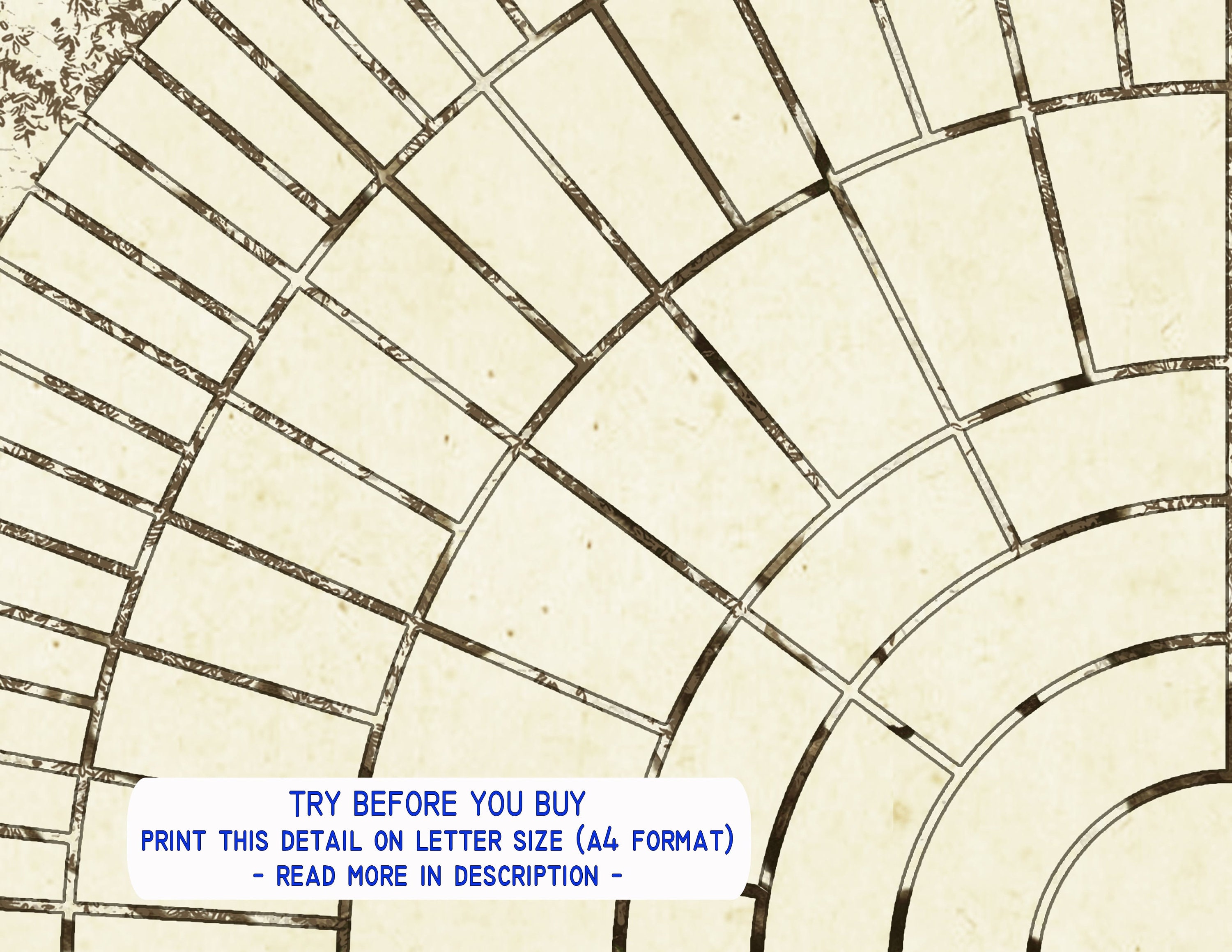Family Tree Fan Chart 7 Generation Blank PDF Family Tree | Etsy
