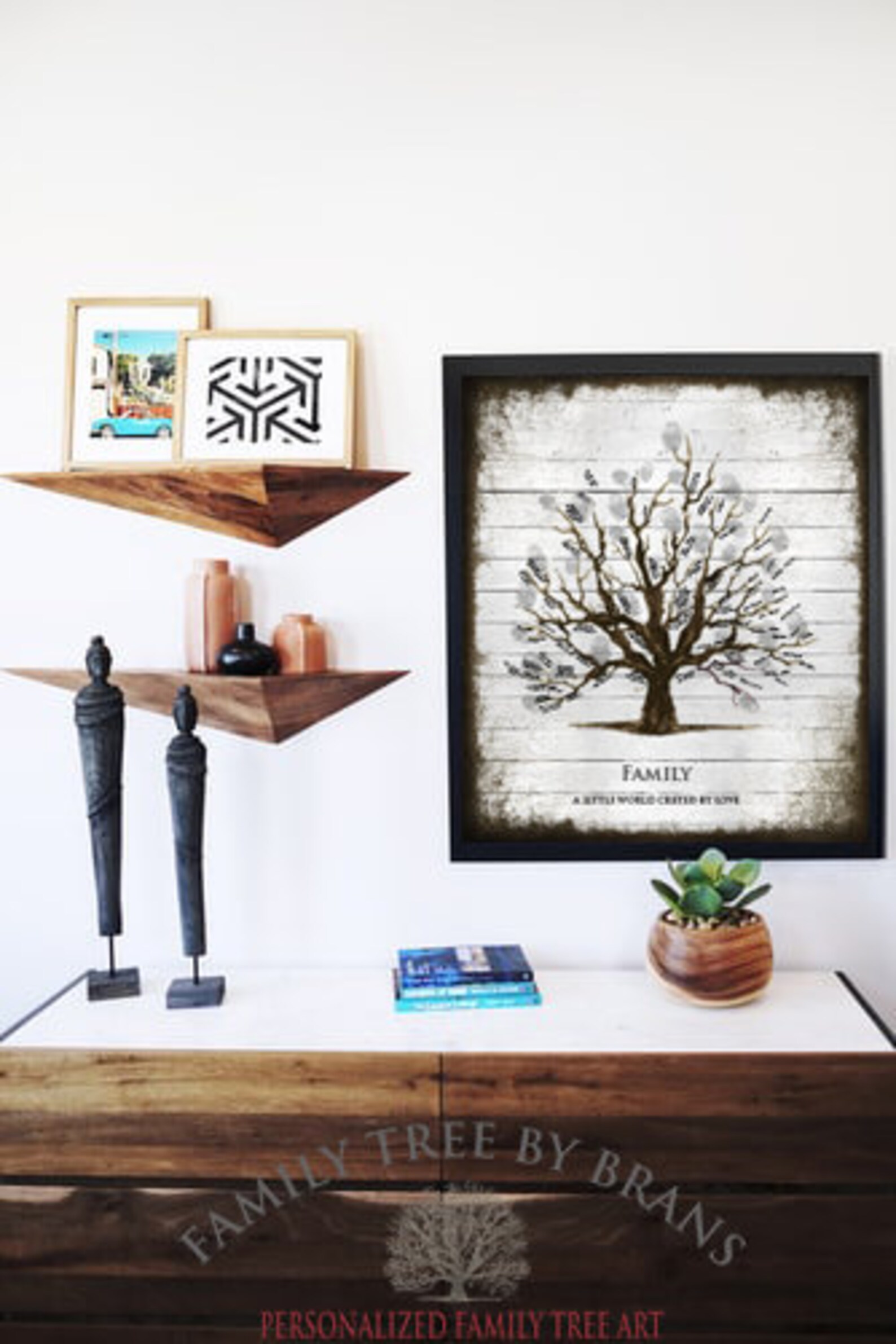 Fingerprint Tree for Baby Online Fillable and Fully Editable - Etsy