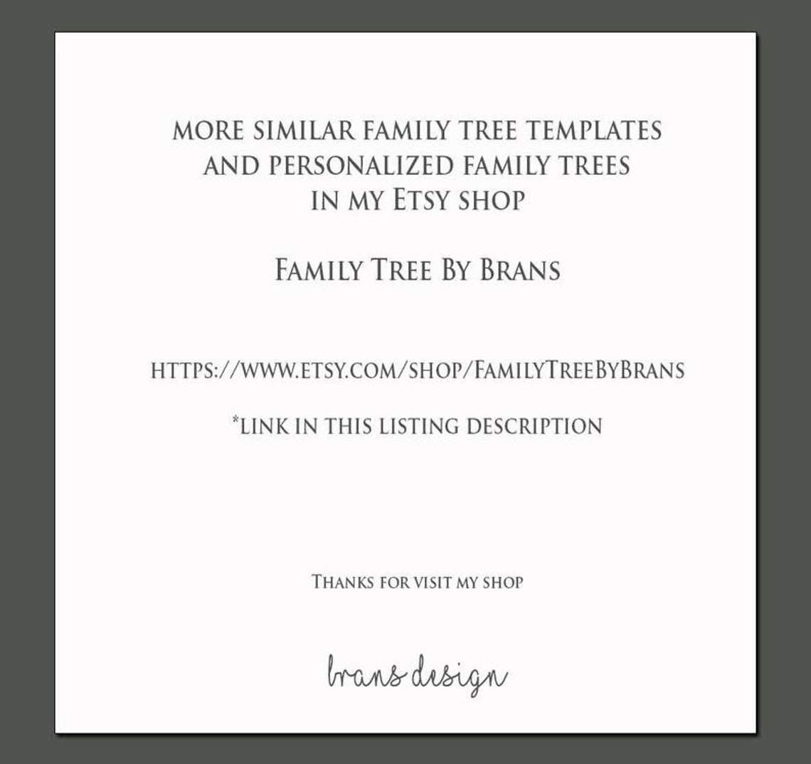 Large Family Tree Chart Editable 6 Generations Royal Gold JPG | Etsy